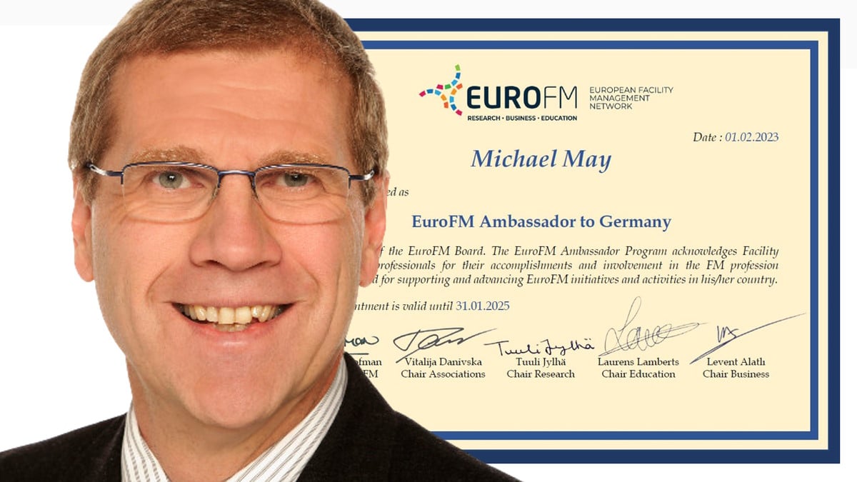 Prof. Michael May ist erneut Ambassador für EuroFM | Der Facility ...