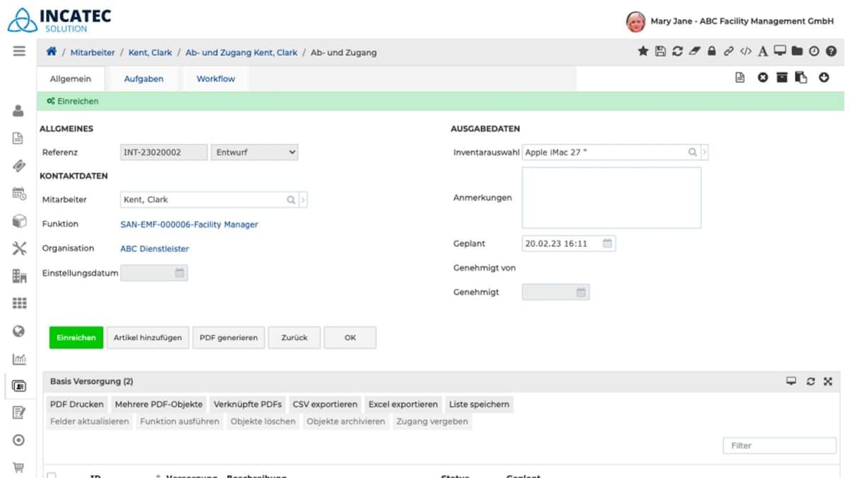 Incatec Solution stellt Modul für Personal-Management vor | Der Facility Manager - Gebäude und ...