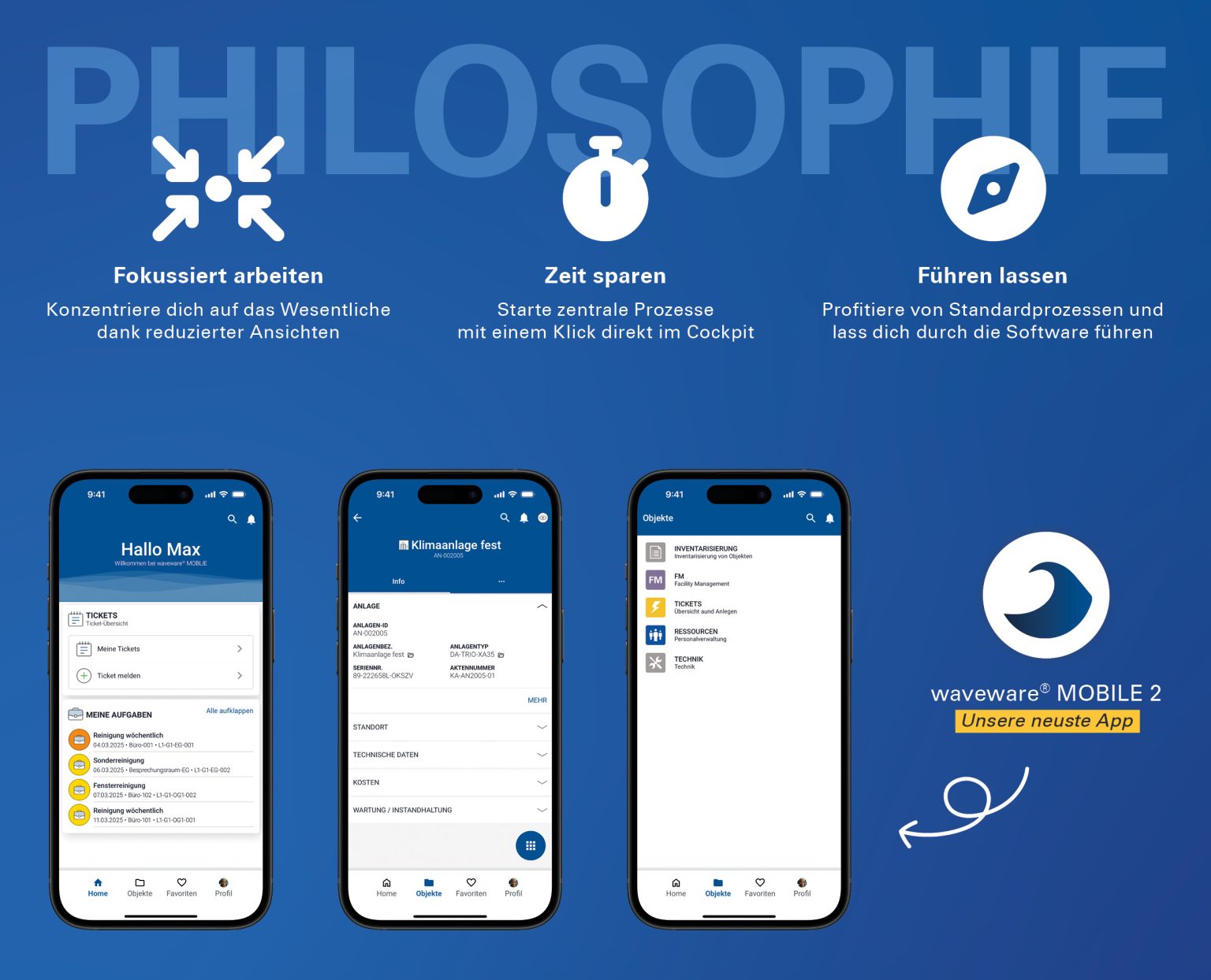 waveware® MOBILE 2 – Die neue App für iOS und Android | Der Facility ...
